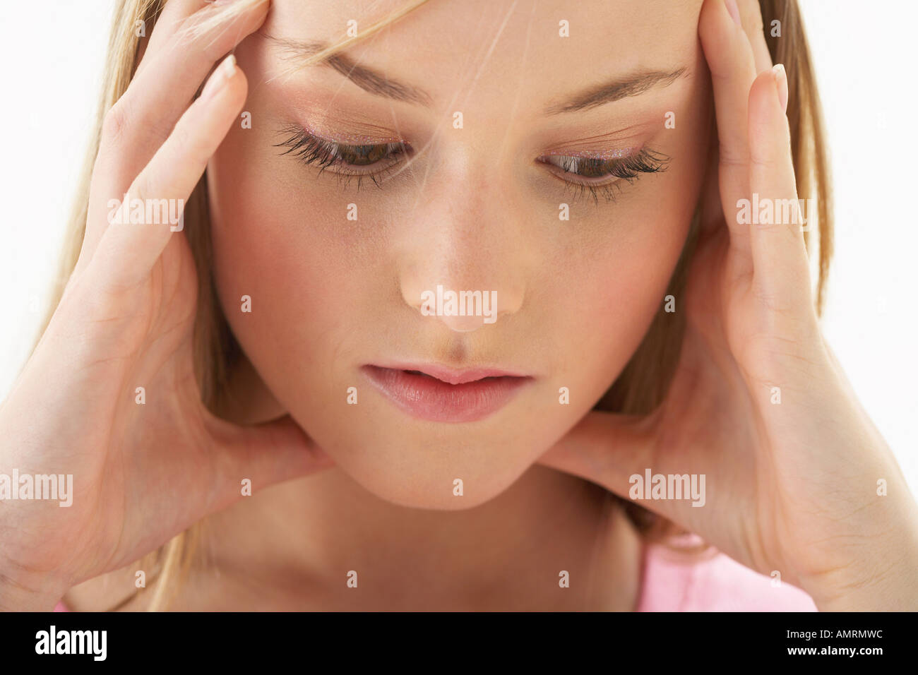 Head lowering hi-res stock photography and images - Alamy