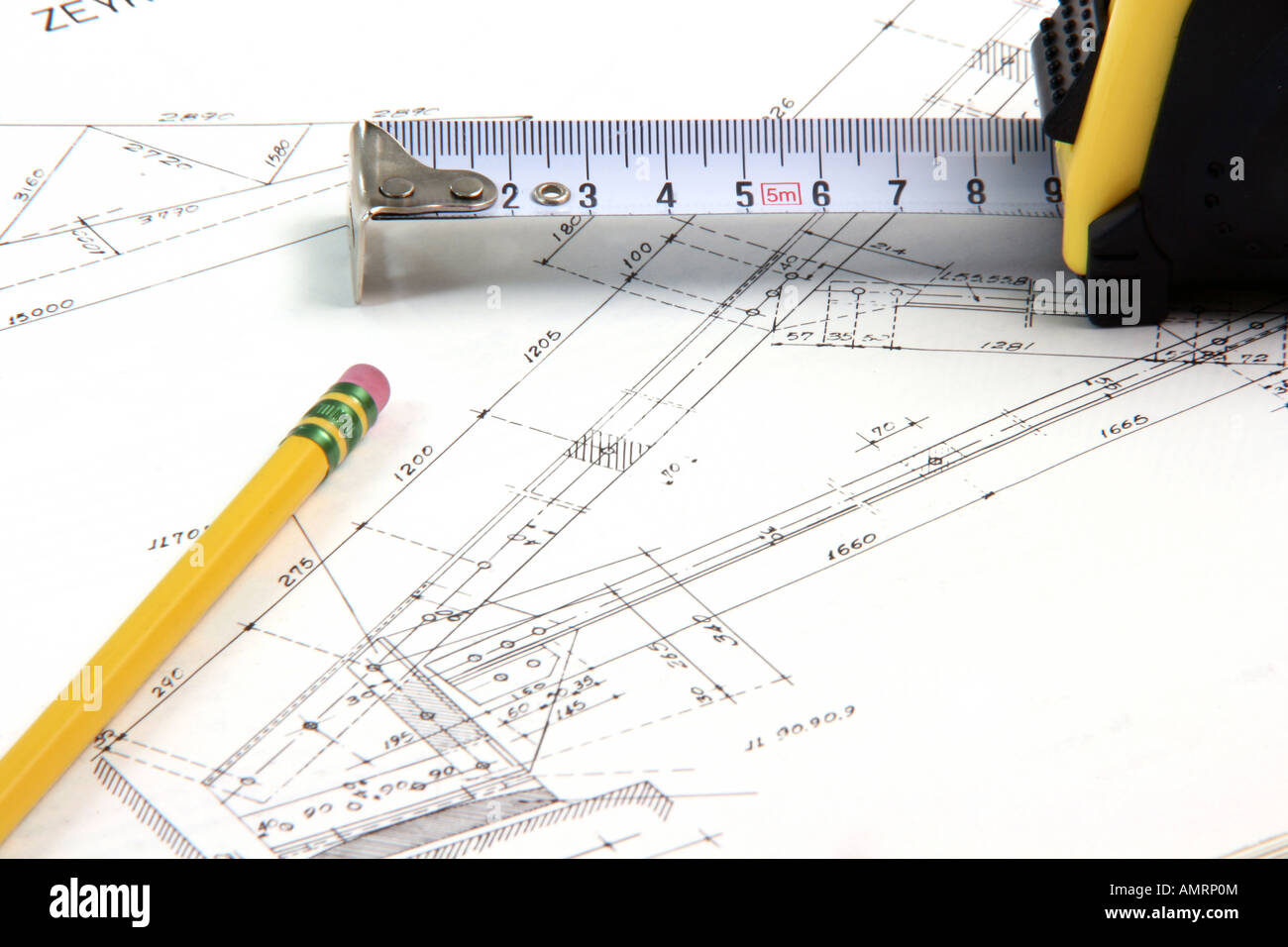construction designs with pencil and meter tape architecture and ...