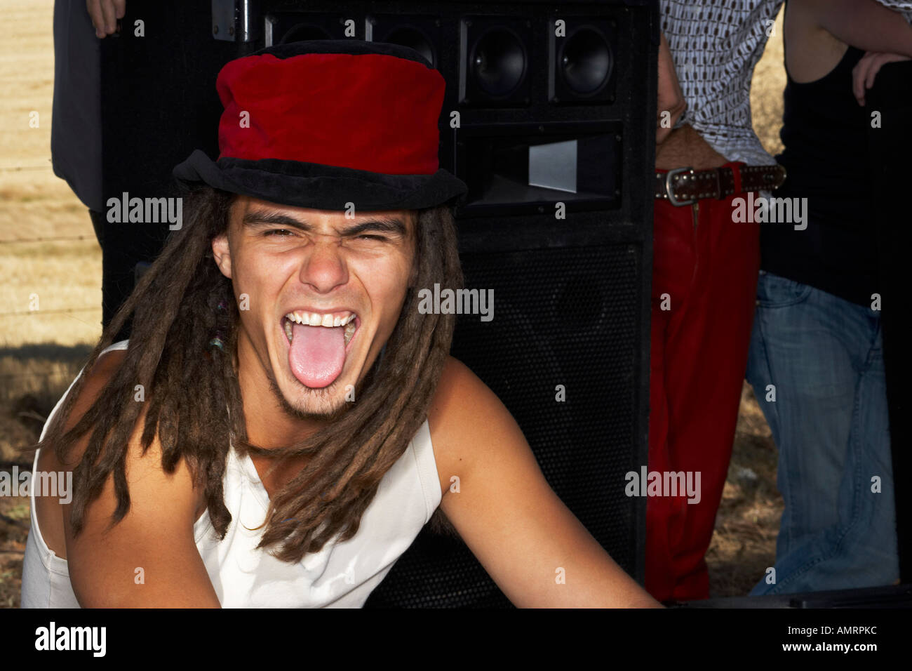 Headshot tongue out eye contact hi-res stock photography and images - Alamy