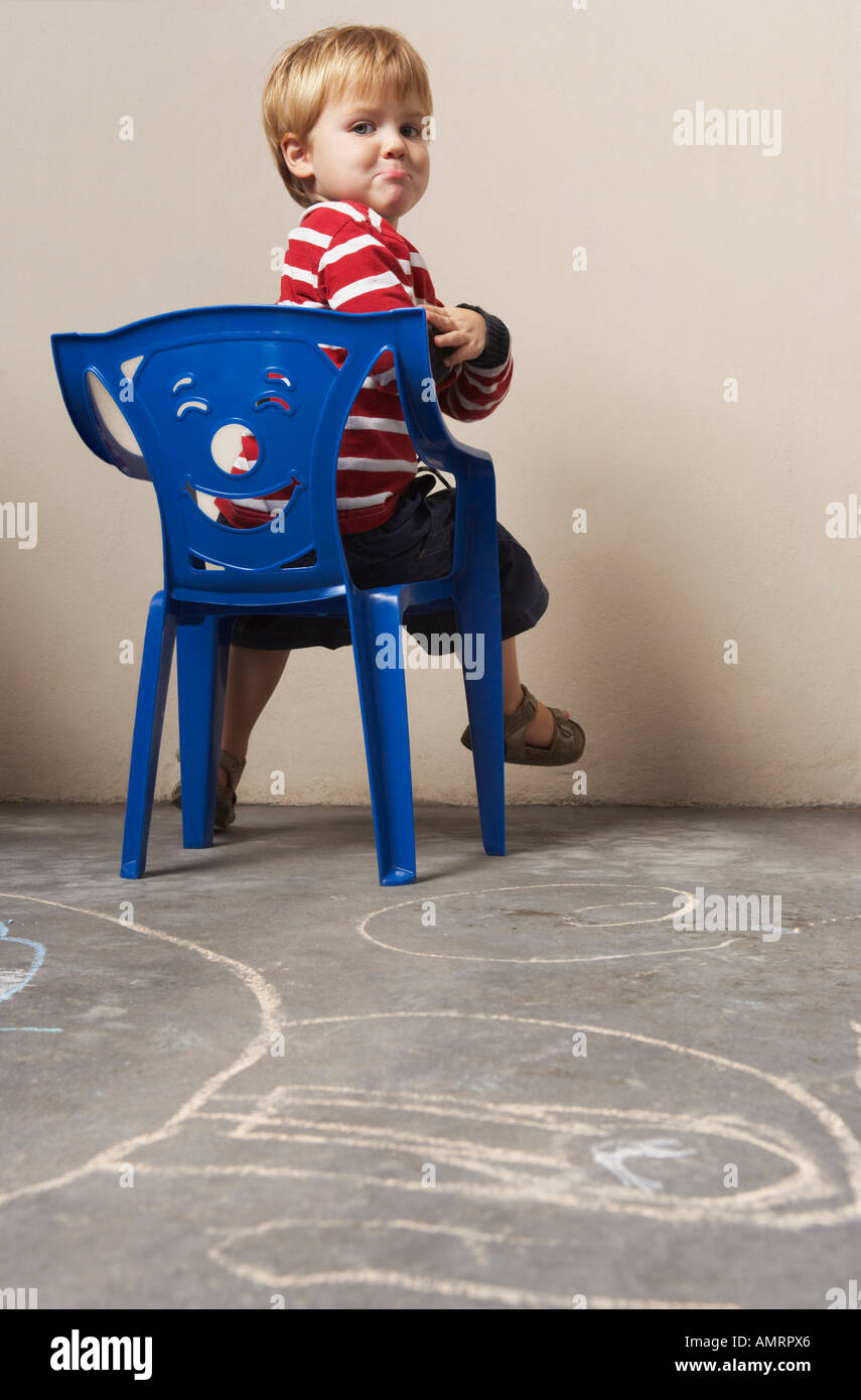 Child with arms folded pouting hi-res stock photography and images - Alamy