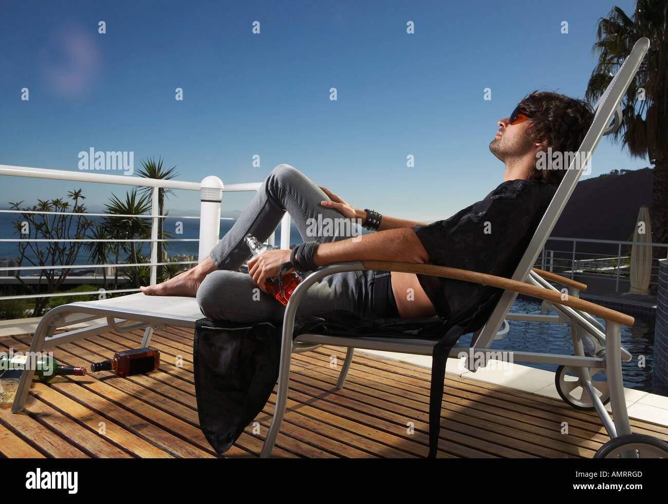 Male Foot On Chair High Resolution Stock Photography and Images - Alamy