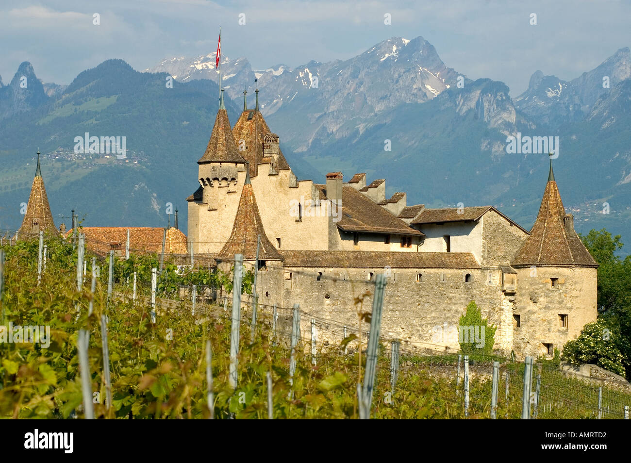 Chateau Aigle Vaud Switzerland Stock Photo - Alamy