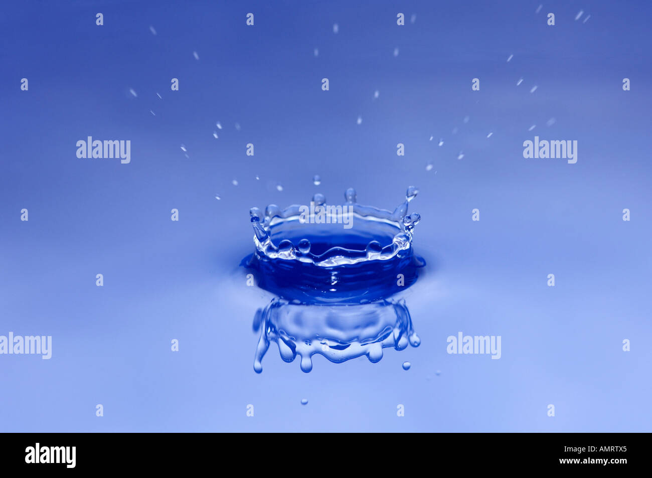 Water Drop Splashing Stock Photo - Alamy