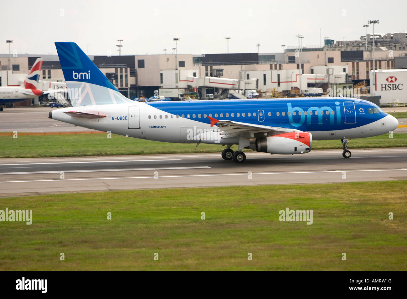 Bmi passenger jet heathrow airport hi-res stock photography and images ...