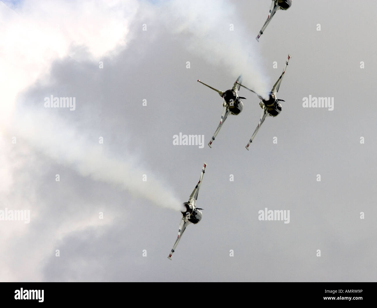 USAF Thunderbirds display team at RIAT Stock Photo - Alamy