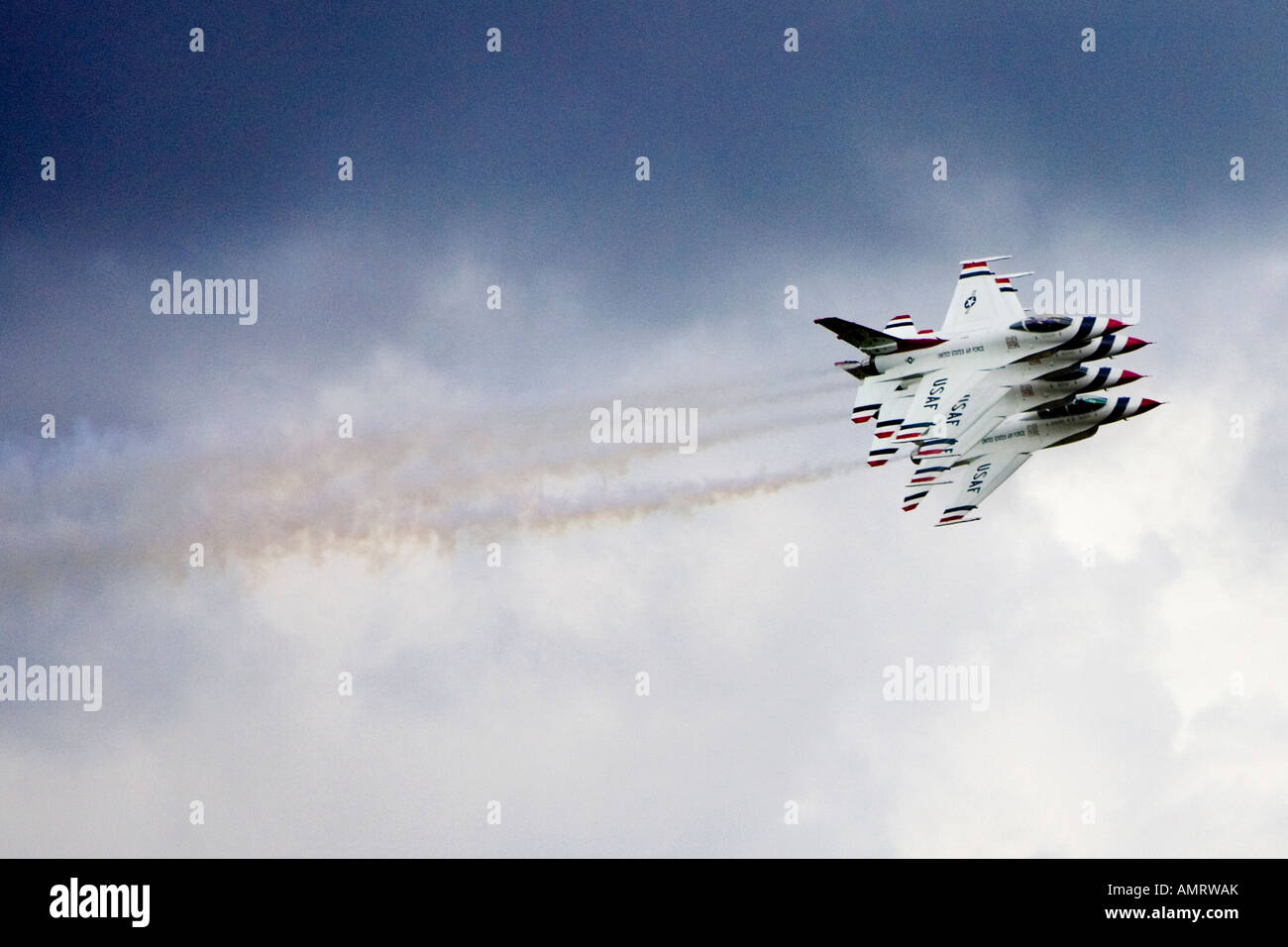 USAF Thunderbirds display team at RIAT Stock Photo - Alamy