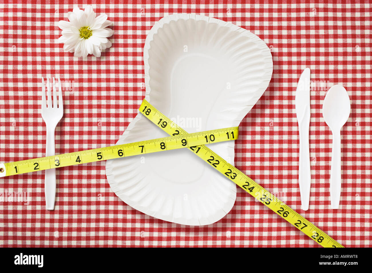 Measuring Tape Squeezing Plate Stock Photo - Alamy