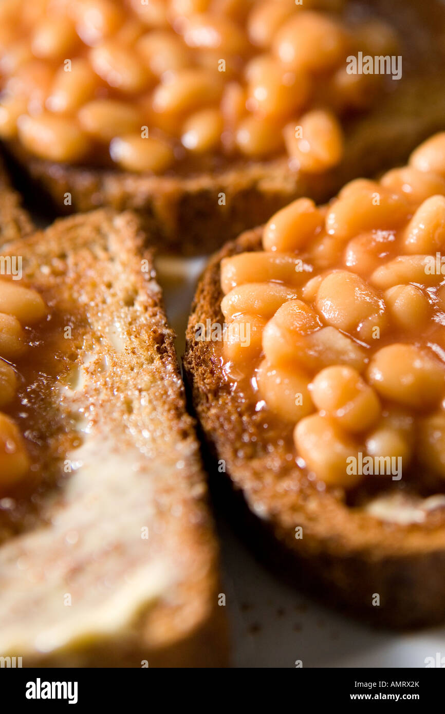 Beans on toast Stock Photo - Alamy