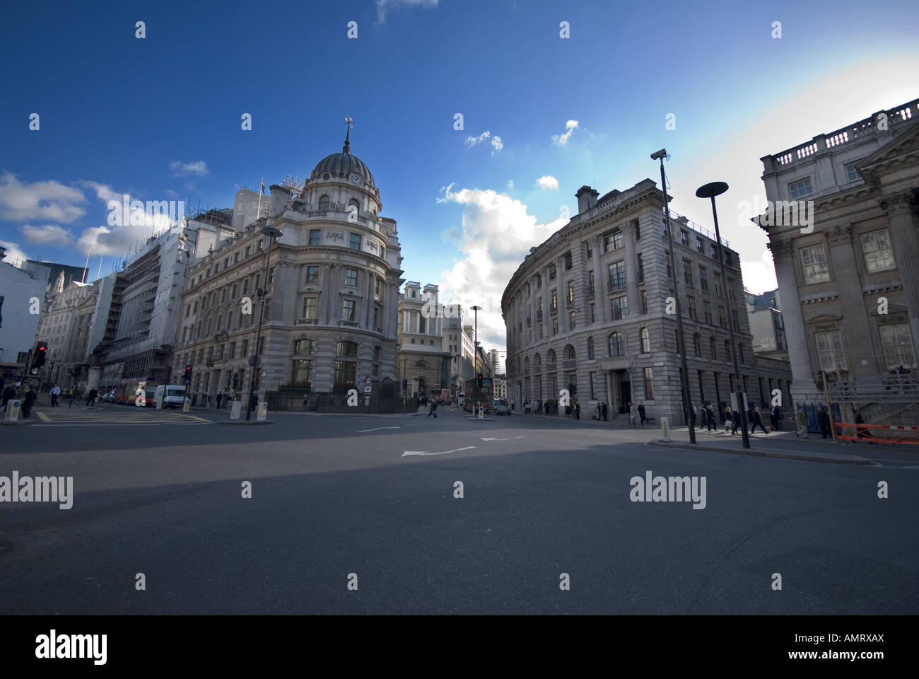 Bank Zone London Stock Photo - Alamy