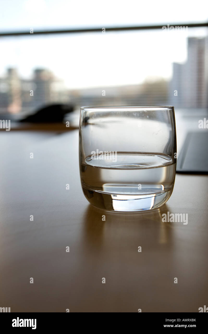 Office scene glass water table hi-res stock photography and images - Alamy