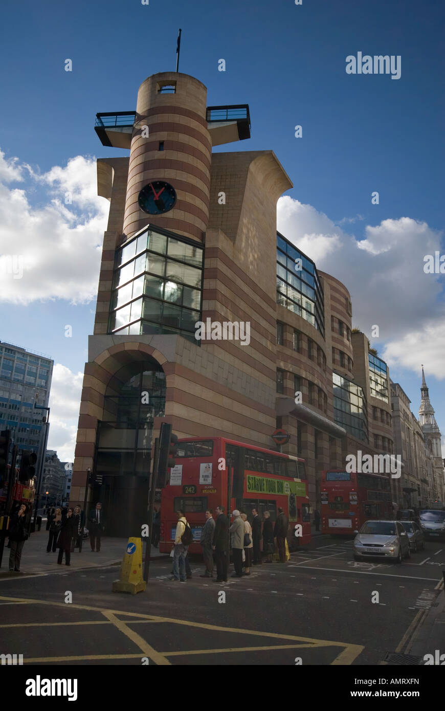 Bank Zone London Stock Photo - Alamy