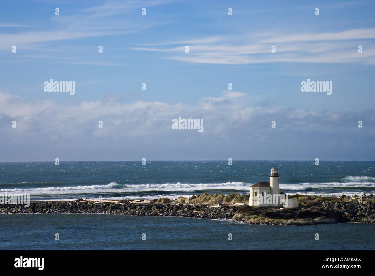Coquille River (Bandon) Lighthouse Stock Photo - Alamy