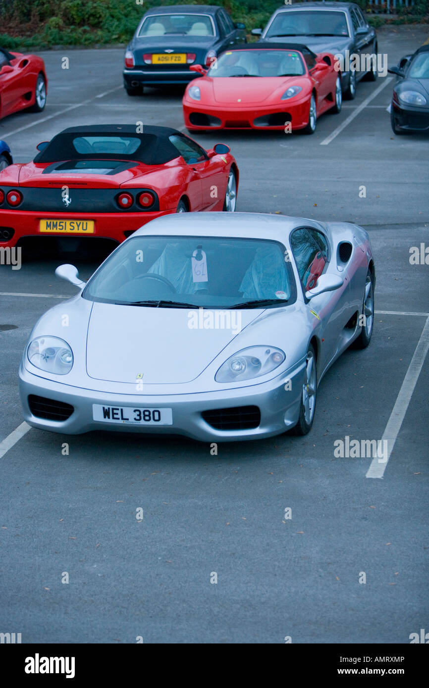 Silver ferrari hi-res stock photography and images - Alamy