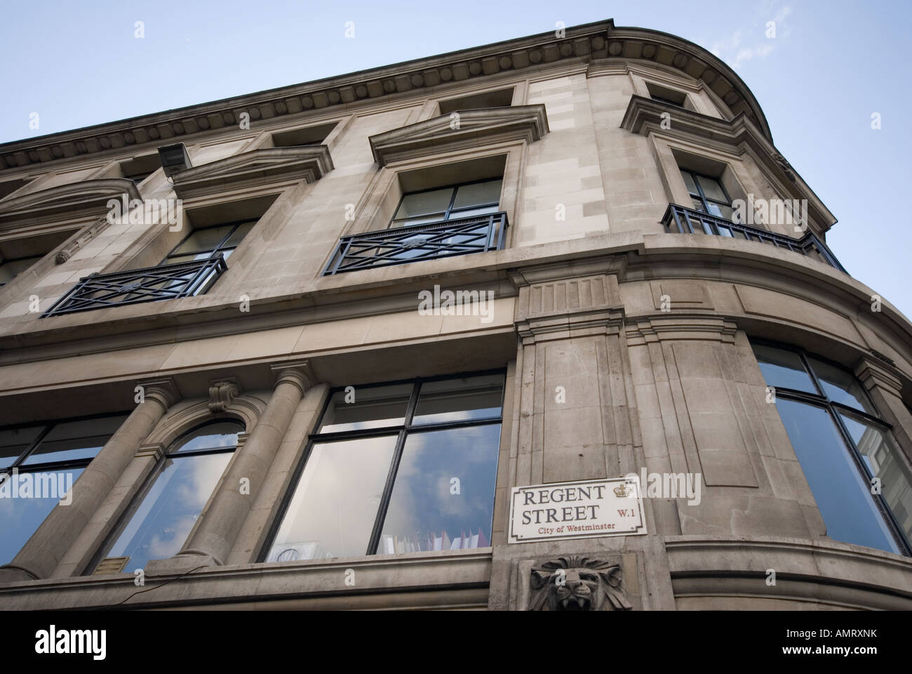 Regent Street sign London Stock Photo - Alamy