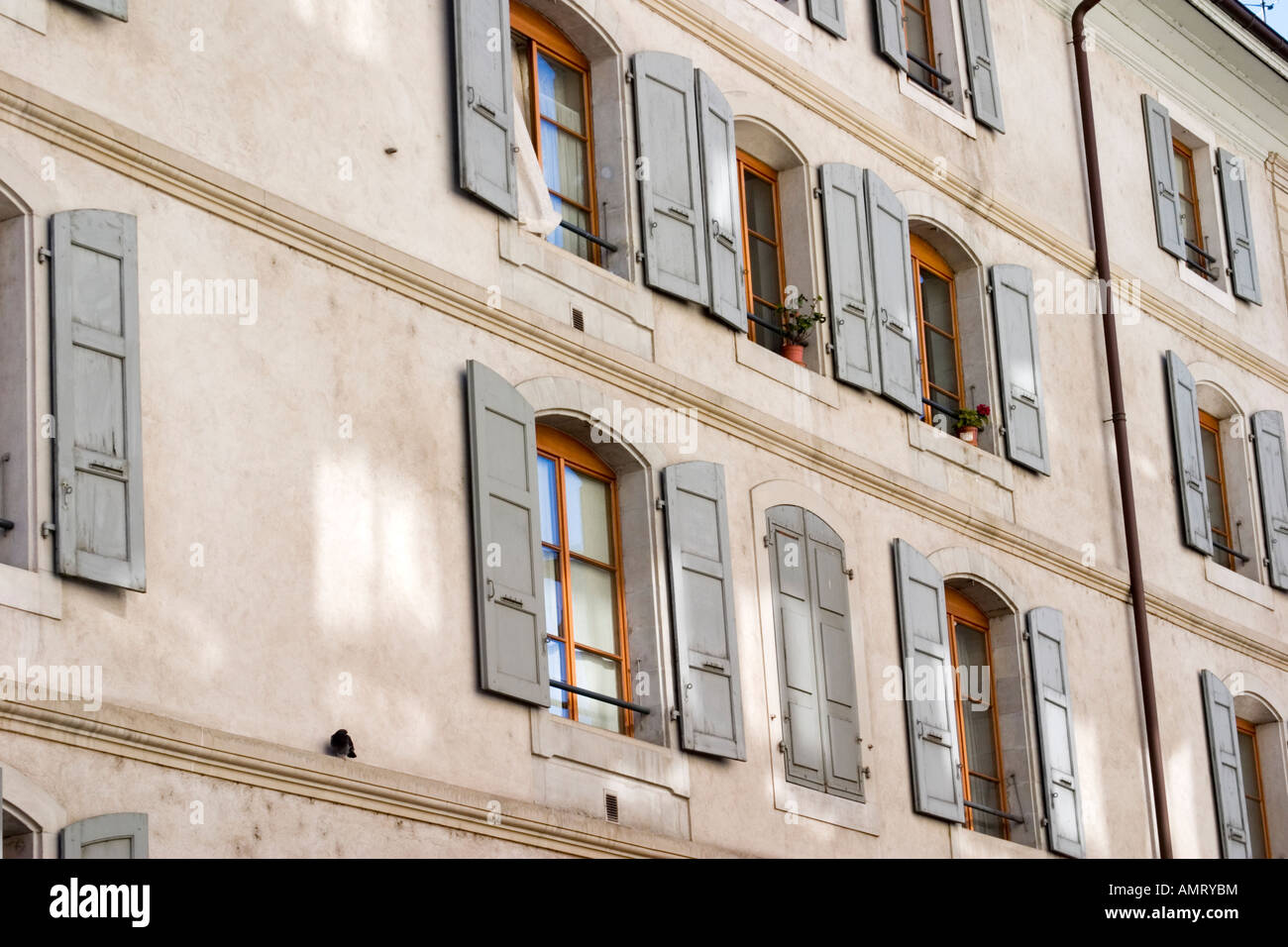 Windows Geneva Switzerland September 2007 Stock Photo - Alamy