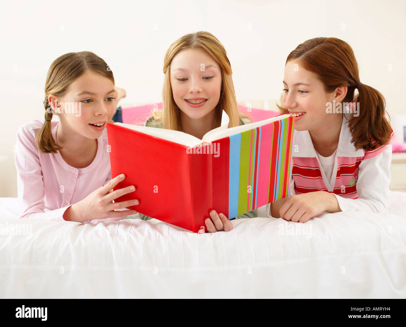 Tween Girl Reading Book High Resolution Stock Photography and Images ...