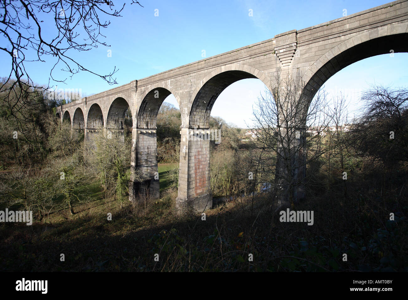 Derriton Viaduct in Holsworthy, Devon Stock Photo - Alamy