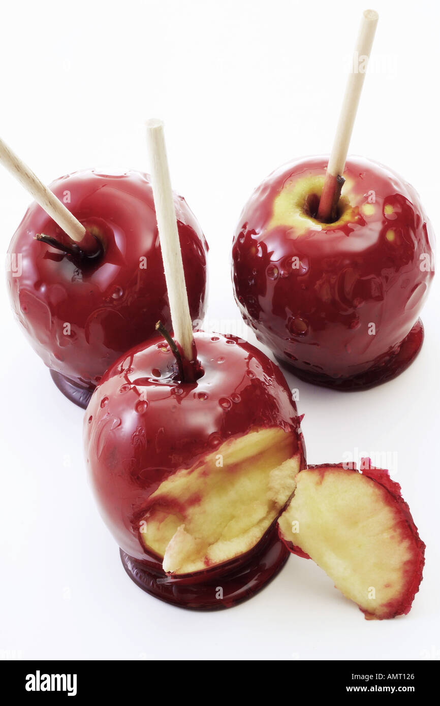 Red bitten apple on white hi-res stock photography and images - Alamy