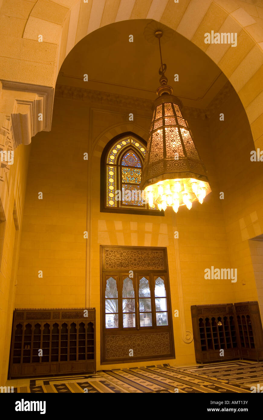 Arched artefact in Hariri Mosque Saida Lebanon Middle East Asia Stock ...