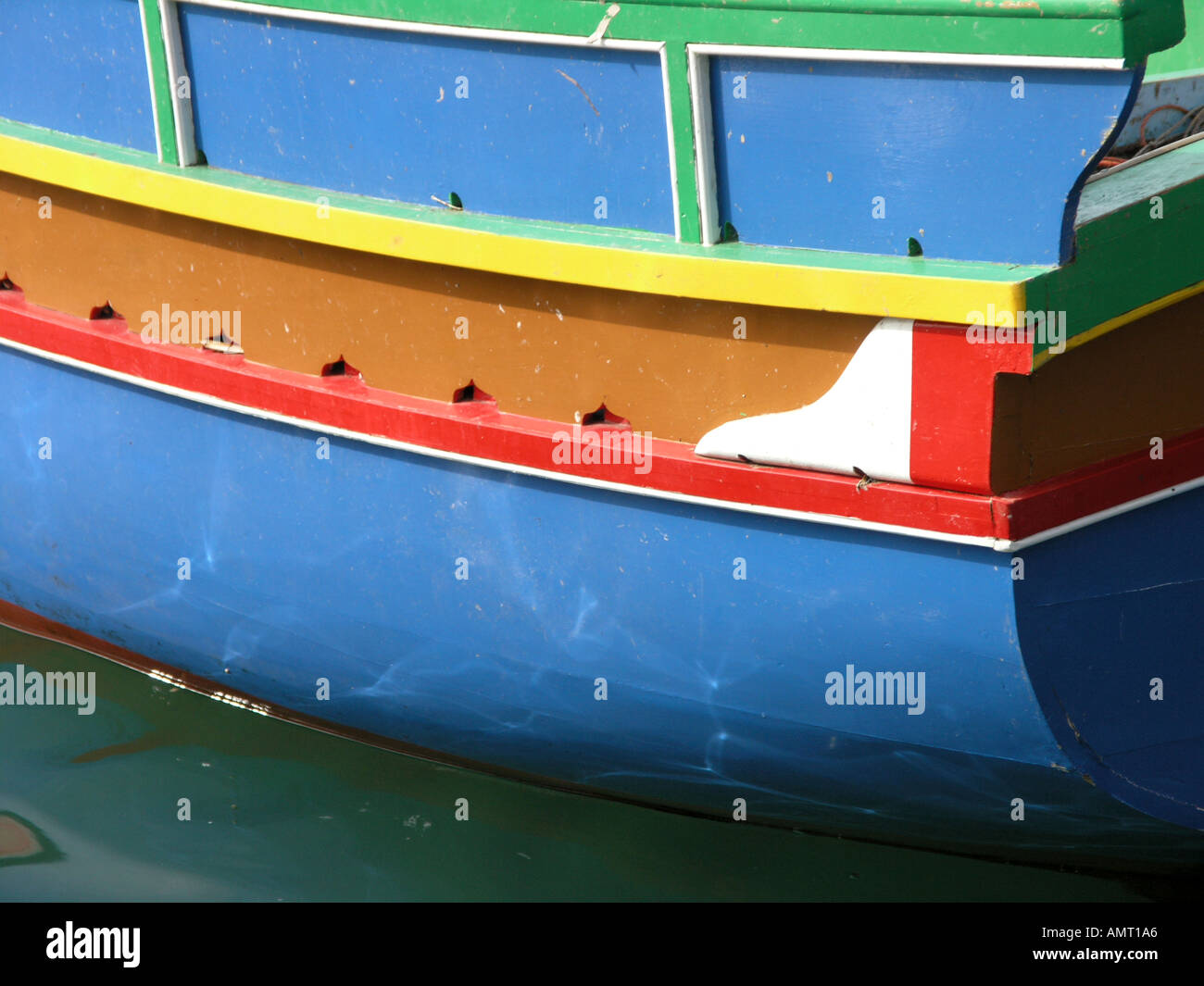 Colourful Maltese Luzzu fishing boat Stock Photo - Alamy