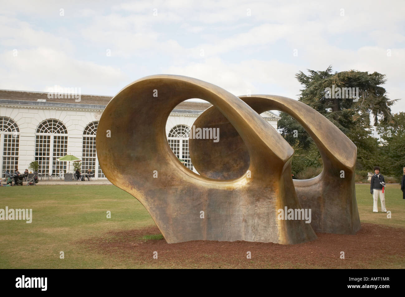 Henry Moore sculpture Double Oval 1966 Stock Photo - Alamy