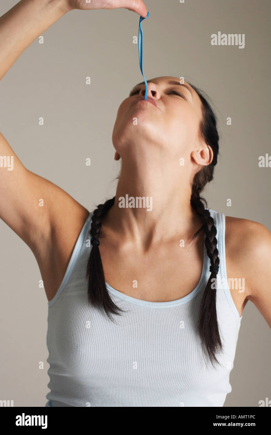 Lady Chewing Gum High Resolution Stock Photography and Images - Alamy
