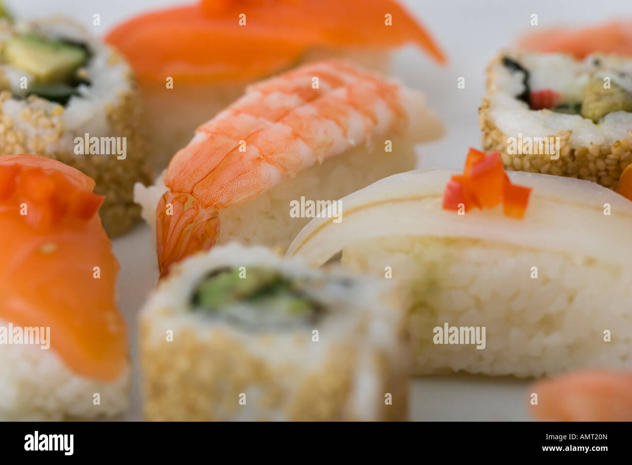 Selection of sushi Stock Photo - Alamy