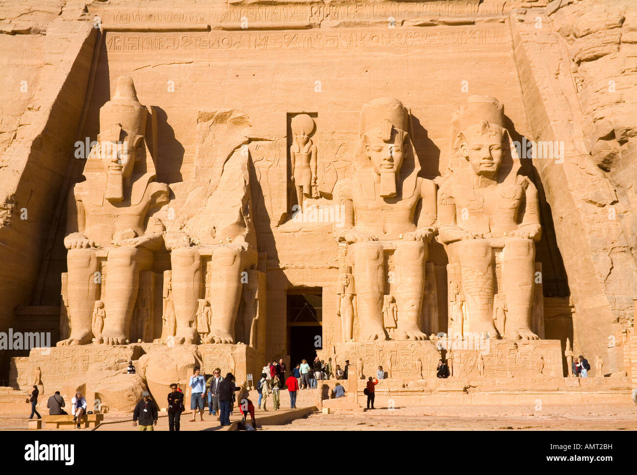 The Archaeological site of the Temple of Ramesses II at Abu Simbel ...
