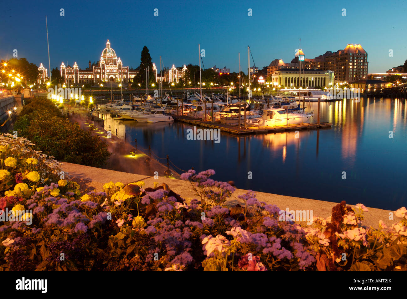 Victoria, British Columbia, Canada, Background is the Victoria ...