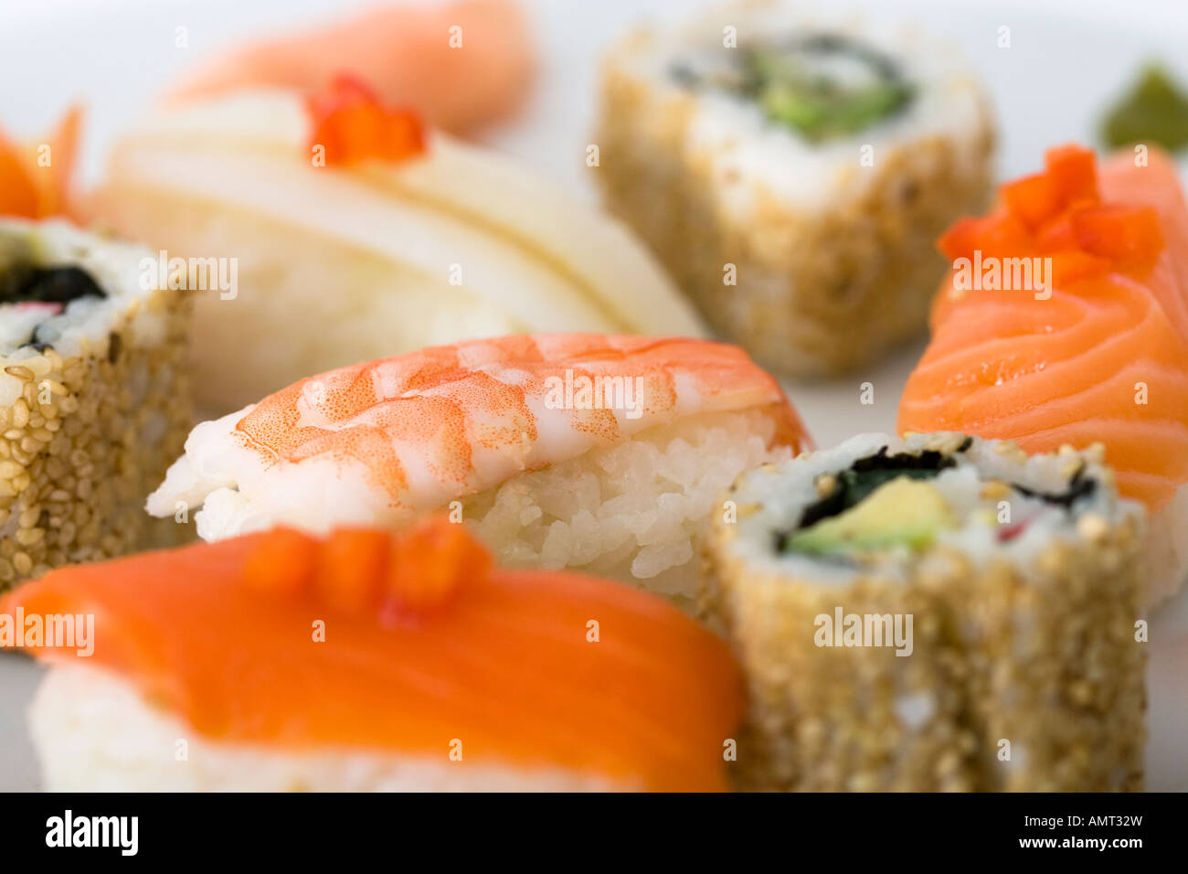 Selection of sushi Stock Photo - Alamy