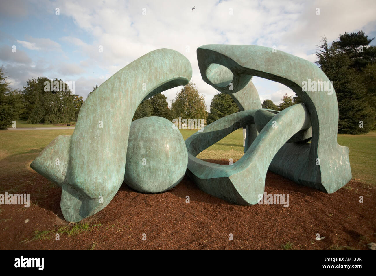 Henry Moore sculpture Hill Arches 1973 Stock Photo - Alamy
