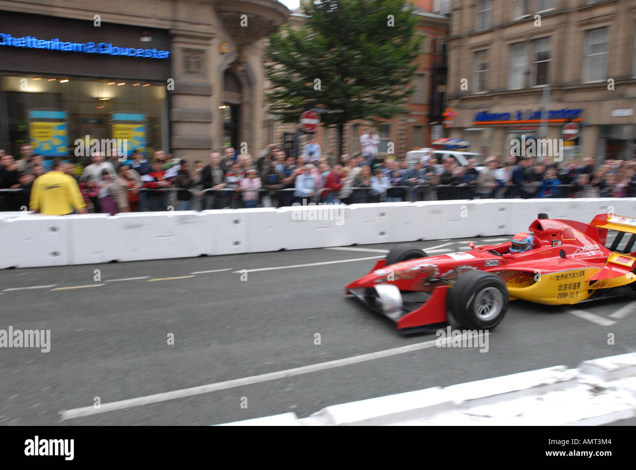 A1 Grand Prix's Manchester street parade Stock Photo - Alamy