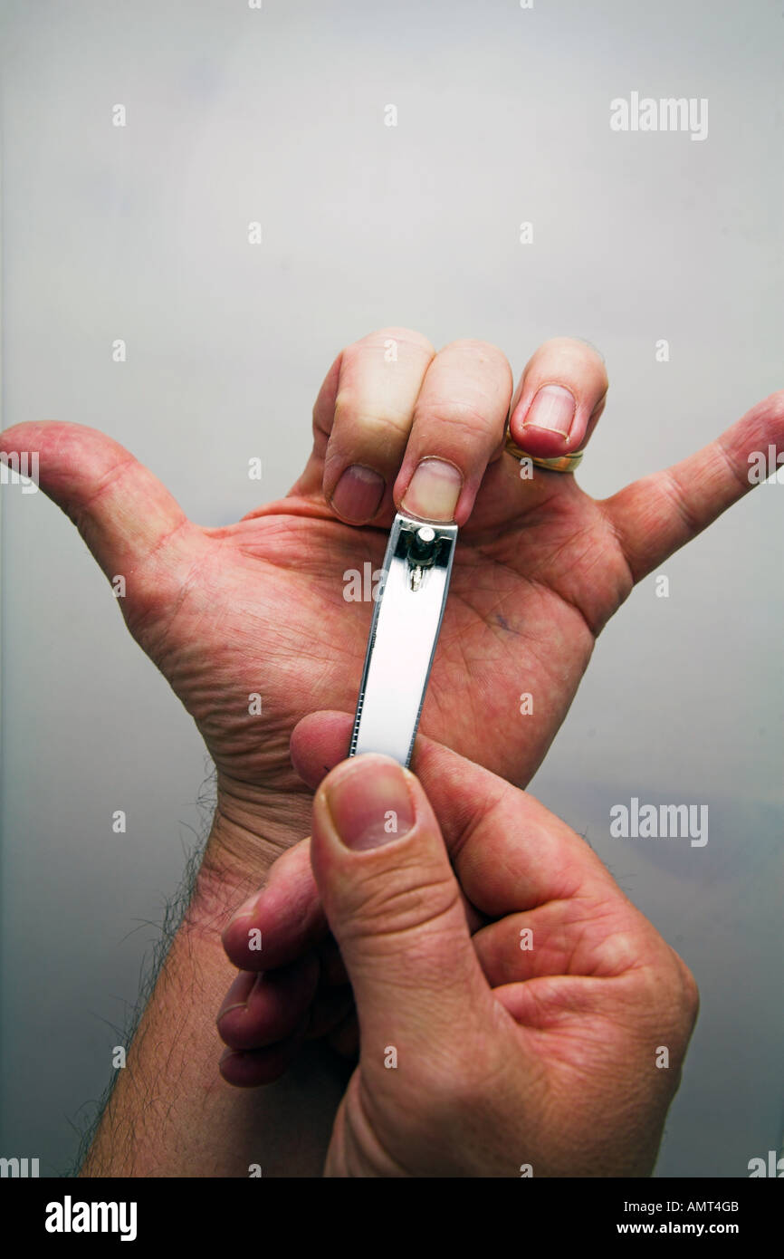 Middle finger left hand hi-res stock photography and images - Alamy