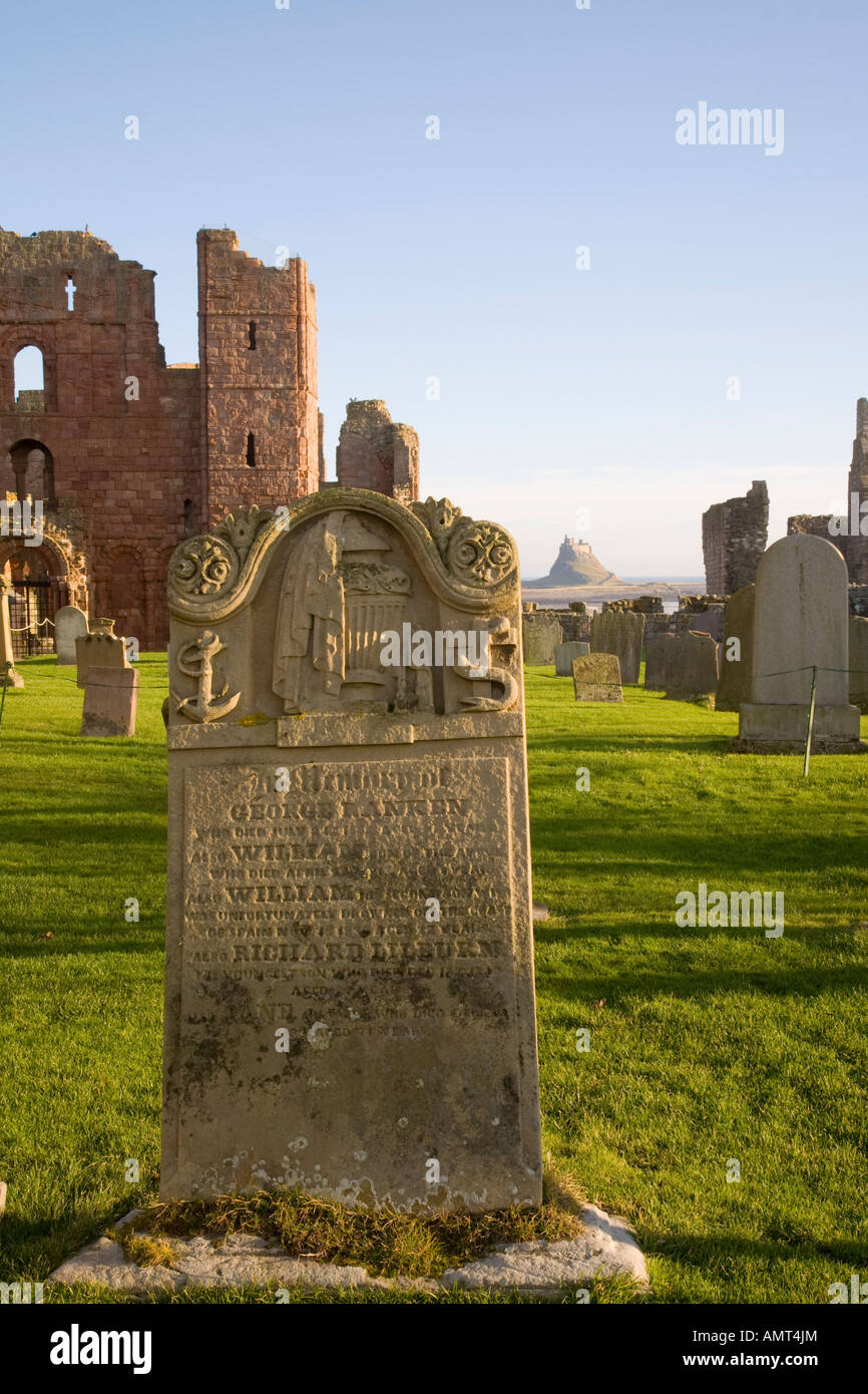 Engraved headstone. Sculpted stones in the abbey graveyard on the Holy ...