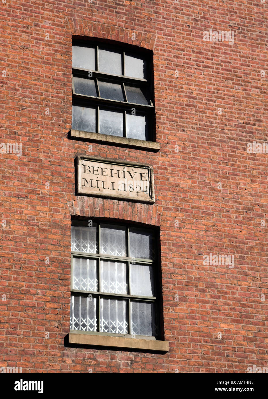 Facade Detail of Beehive Mill Ancoats Manchester UK Stock Photo - Alamy