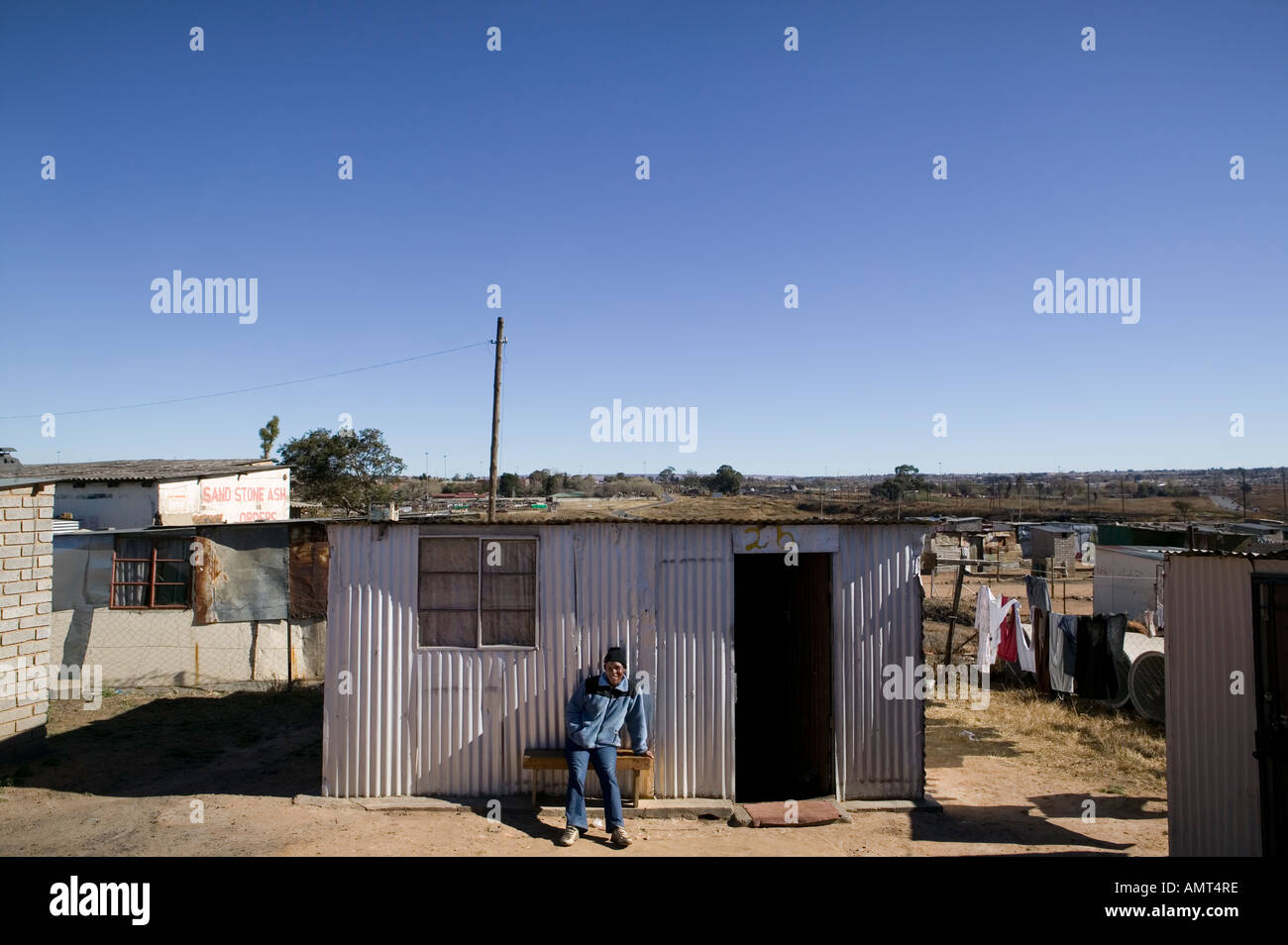 Orlando, the poorest slum area of Soweto South Africa Stock Photo - Alamy