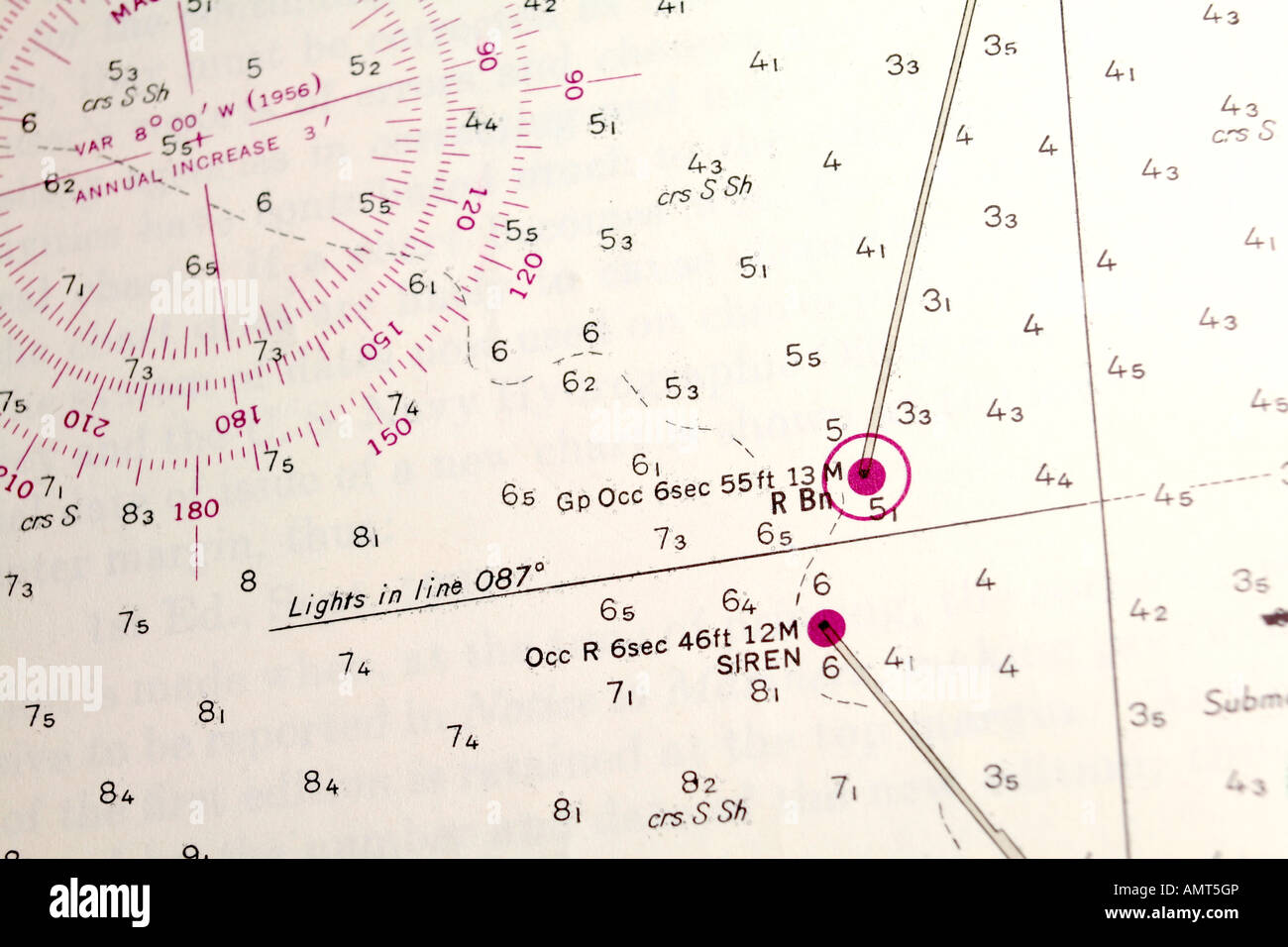 Old sea chart hi-res stock photography and images - Alamy