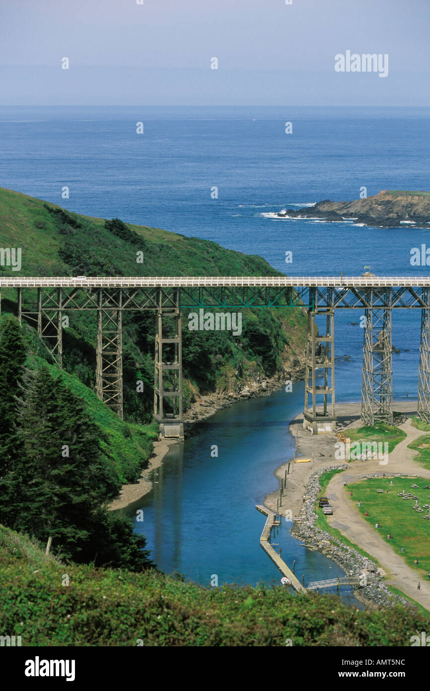 California, Mendocino County, Albion River Bridge Stock Photo - Alamy