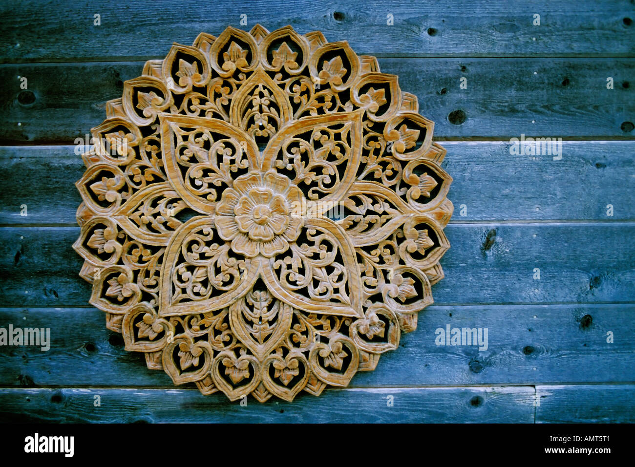 California, Mendocino County, Teak mandala Stock Photo - Alamy