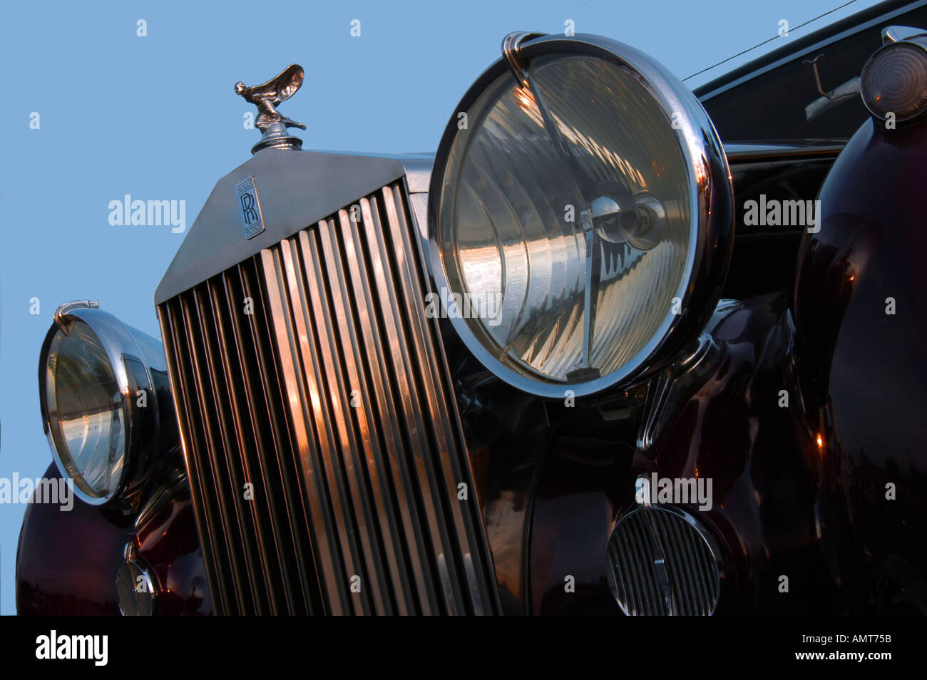 Rolls Royce grill Stock Photo - Alamy
