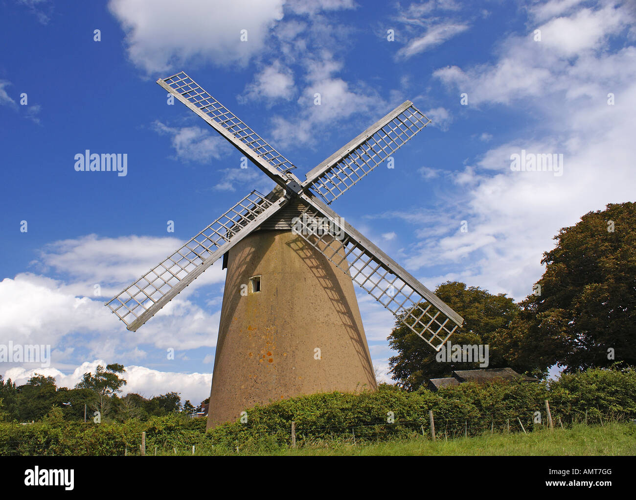 Bembridge Windmill on the Isle of Wight UK Stock Photo - Alamy
