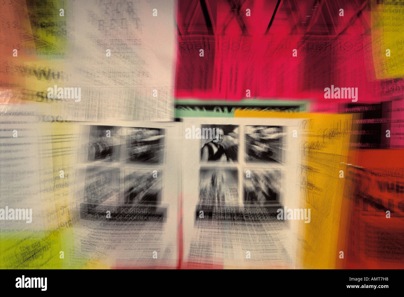 California, Berkeley, Bulletin Board, UC Berkeley Stock Photo - Alamy