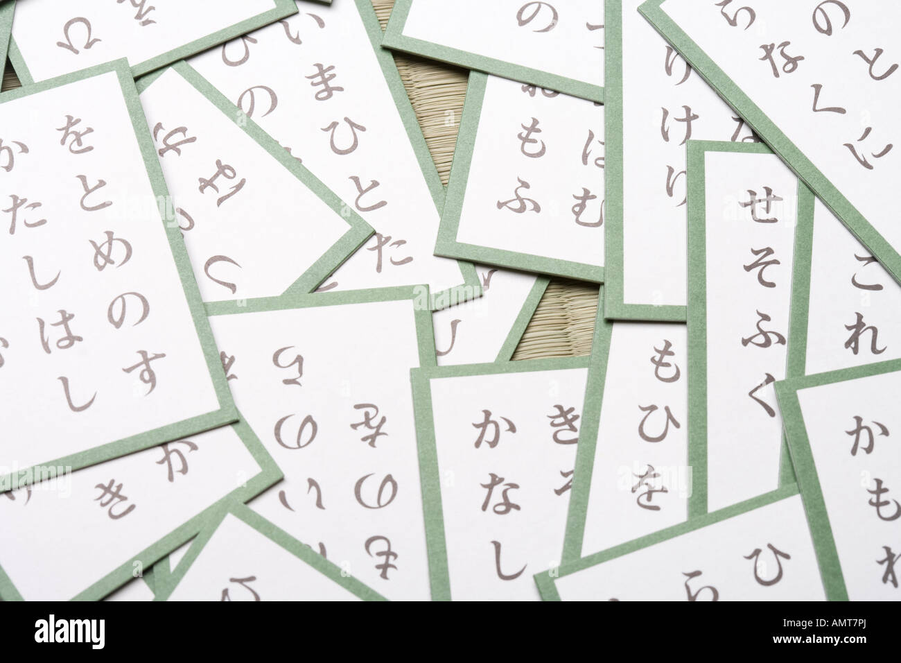 Traditional Japanese cards Stock Photo - Alamy