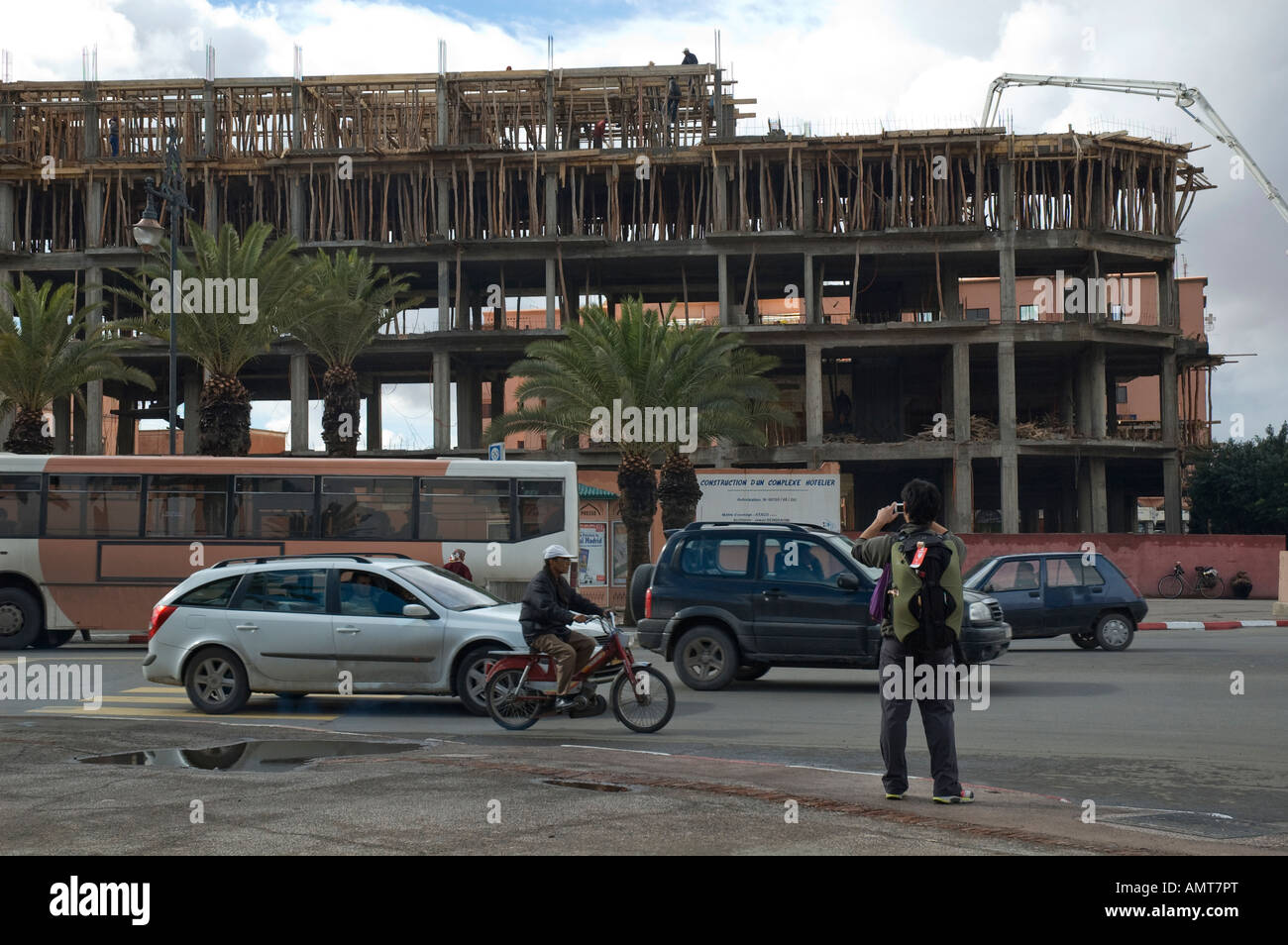 Marrakech construction site Stock Photo - Alamy