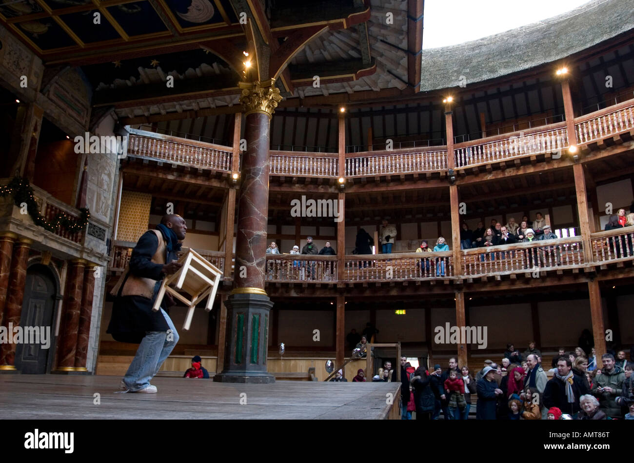 The Shakespeare Globe Theatre - London Stock Photo - Alamy