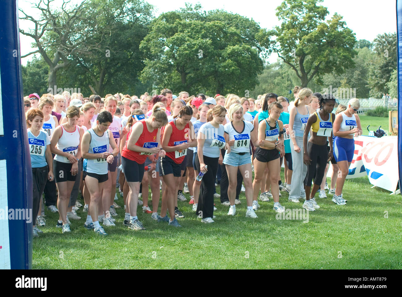 starting line of a race Stock Photo - Alamy