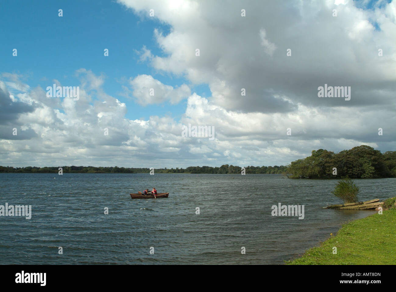 Rowing on Hornsea Mere East Yorkshire Stock Photo - Alamy