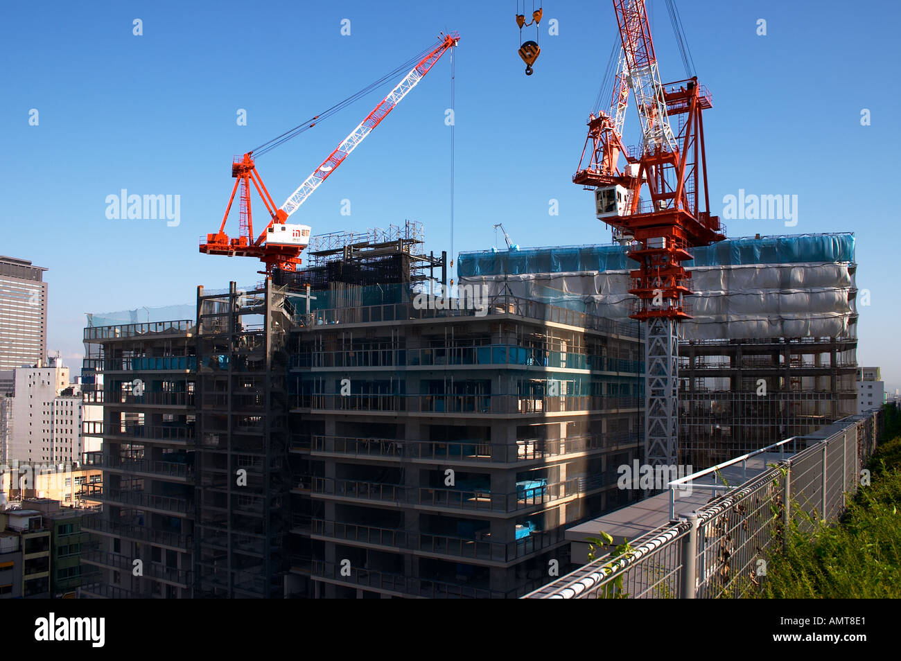 A view of never ending construction in Japan as seen from the roof ...