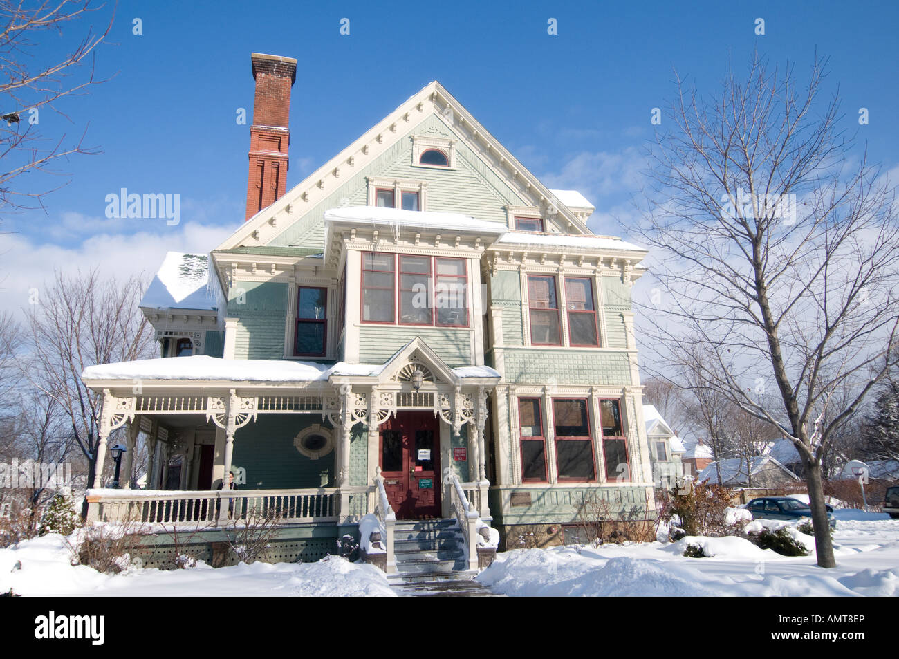 Renaissance College in Winter Stock Photo - Alamy