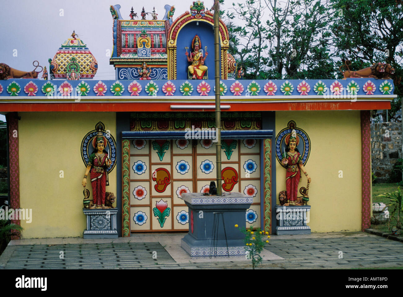 Mauritius tamil hindu temple hi-res stock photography and images - Alamy